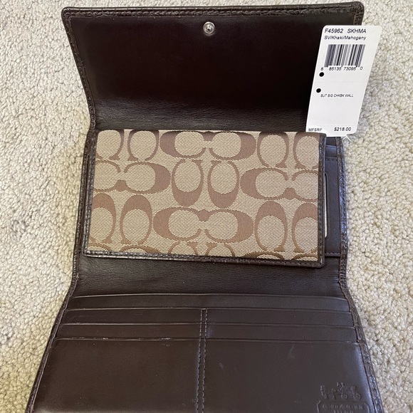 Coach | Bags | Coach Walletcheck Book Cover | Poshmark